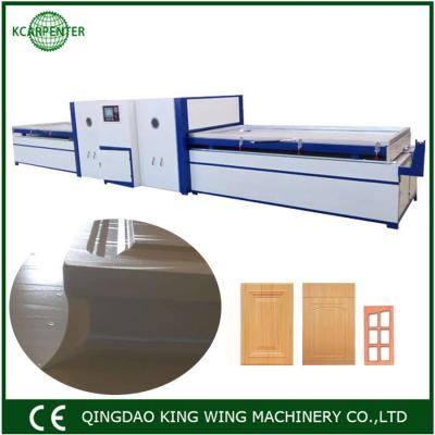China China PVC film vacuum membrane press machine for kitchen cabinet doors for sale