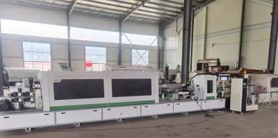 China PUR Wood Edge Banding Machine with double glue tanks and double buffing for sale