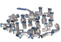 China Aisi304/316 Steel Stainless Press Fittings Coupling 1/2-4 for sale
