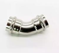 China 316l Stainless Steel Pipe Fittings 45 Degree Equal Elbow for sale