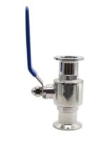 China 0.5 Inch Stainless Steel Sanitary Ball Valve Water Media for sale