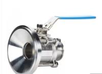 China Water Food Grade 2 Inch 1.5 Stainless Steel Ball Valve Manual Tank Bottom for sale