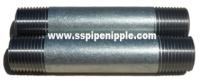 China Galvanized Pipe Nipple BSPT for sale