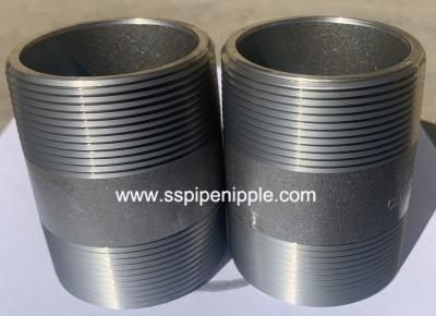 China Black Pipe Nipple BSPT for sale