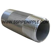 China Niple Acero Inoxidable 304/316  CEDULA 40 ROSCA  1/2 X 5