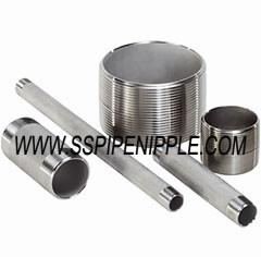 China Niple Acero Inoxidable 304/316  CEDULA 40 ROSCA  1/2 X 9