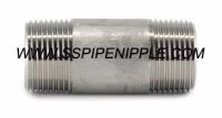 China Niple Acero Inoxidable 304/316  CEDULA 40 ROSCA  1/2 X 4