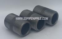 China Anti Rust Black Pipe Nipple   3/4