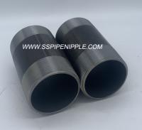 China SCH 40 Black Pipe Nipple NPT 2