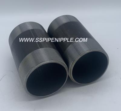 China SCH 40 Black Pipe Nipple NPT 2
