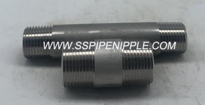 China Durable Stainless Steel Threaded Nipple High Strength Long Working Life for sale