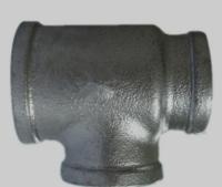 China 1/8 Malleable Iron Pipe Fitting Black / Galvanised Banded / Beaded / Plain for sale