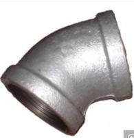 China 1/8 Malleable Iron Pipe Fitting Black / Galvanised Banded / Beaded / Plain for sale