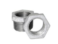 China Cast Iron Malleable Iron Threaded Fittings Bushing For Gas / Oil Industry for sale