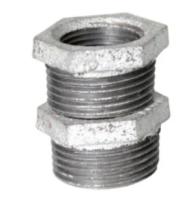 China Cast Iron Malleable Iron Threaded Fittings Bushing For Gas / Oil Industry for sale