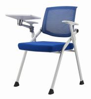 China Mesh Student Computer Room Chair Foldable With Writing Table for sale