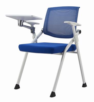 China Mesh Student Computer Room Chair Foldable With Writing Table for sale