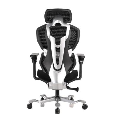 China High Back Ergonomic Office Mesh Chair Racing Chair Black with 5D Armrest for sale