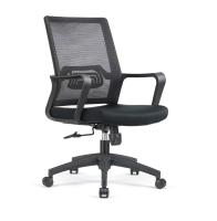 China Low Back Office Mesh Staff Chair Black Computer Revolving Chair for sale