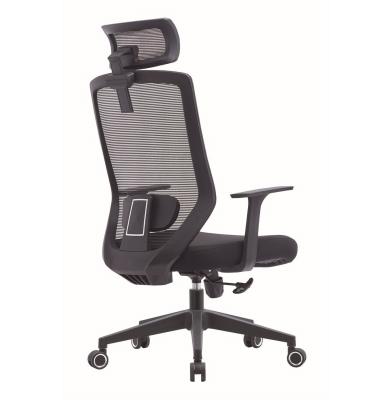 China Swivel Mesh Ergonomic Office Task Chair Headrest Adjustable With Lumbar Support for sale