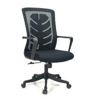 China Mesh PP Computer Black Swivel Office Chair With Tilting Low Back for sale