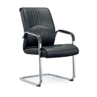China High Back Office PU Leather Chair 3 in 1 Ergonomic Adjustable Without Wheels for sale