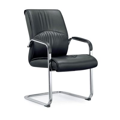 China High Back Office PU Leather Chair 3 in 1 Ergonomic Adjustable Without Wheels for sale