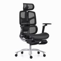 China Office Ergonomic Swivel Chair Full Mesh With Soft Footrest for sale