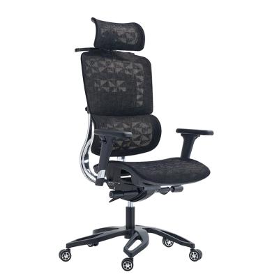 China Aluminium Ergonomic Lumbar Support Office Chair with High Back for sale