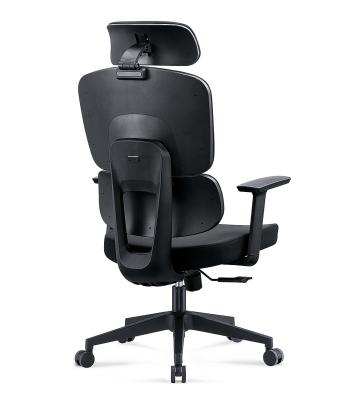 China PP Fiber Frame Gaming Mesh Racing Office Chair All Black Cool Design For Big Person for sale