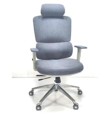 China Lumbar Support Full Fabric Racing Chair High Back Ergonomic Office Chair for sale