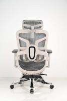 China 2-Pcs Lumbar Support Ergonomic Desk Chair 3D Armrest & Vertical Adjustable Back Multi-Functional Breathable Office Chair for Long-Time Working for sale