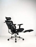 China Foshan Manufacturing Luxury ergonomic office chair 5D armrest aluminium back support boss chair for sale