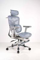 China New Design Cheap price ergonomic office chair 5D armrest aluminium back support grey for sale