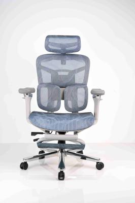 China New Design Cheap price ergonomic office chair 5D armrest aluminium back support grey for sale