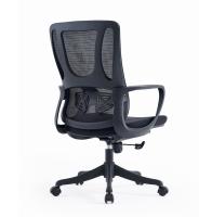 China Adjustable Seat Height Mesh Office Staff Chair with PU Nylon Castors and Multi Angle Head Support for sale