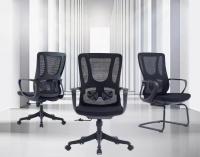 China Adjustable Seat Height Mesh Office Staff Chair with PU Nylon Castors and Multi Angle Head Support for sale