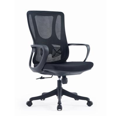 China Adjustable Seat Height Mesh Office Staff Chair with PU Nylon Castors and Multi Angle Head Support for sale