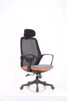 China Height Adjustable Ergonomic Office Chair with Multi Angle Head Support and PU Nylon Castors for sale