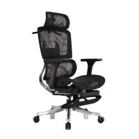 China Ergonomic Swivel Chair with 4D Adjustable Armrest PU Nylon Castors and Multi-Angle Head Support for sale