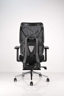 China Affordable Ergonomic Office Chair with 2-Part Lumbar Support 4D Adjustable Armrest and PU Nylon Castors for sale