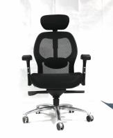 China Ergonomic Swivel Office Chair with 5 Years Warranty Adjustable Head Support and PU Nylon Castors for sale