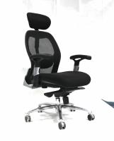 China Ergonomic Office Chair with Adjustable Head Support and PU Nylon Castors - 5 Years Warranty for sale