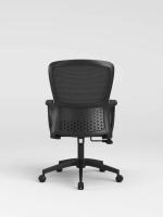 China Low Back Mesh Staff Chair Height Adjustable Ergonomic Office Working Swivel for sale