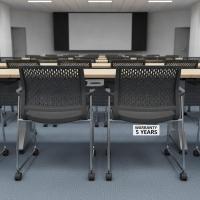 China Lecture hall training chair with PP glass fiber back for warranty 5 years for sale