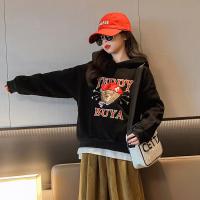 China Children's cashmere padded sweater girl's coat for sale