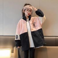 China Girls Embroidery Craft Cotton Padded Coat Lamb Fleece for sale