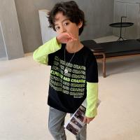 China Children's suit Multi-color printed boys' spring and autumn two-piece suit, suitable for children aged 5-15 for sale