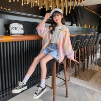 China Children Sun Protective Clothing Light Breathable Hooded For Girls for sale
