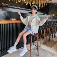 China Children Sun Protective Clothing Light Breathable Hooded For Girls for sale